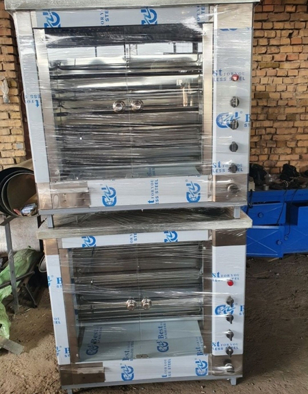 Грил 12 та товук, кетади    220v га ишледи газгазам ишледи