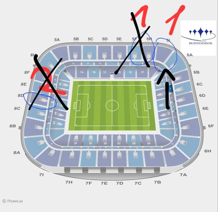 Football bilet sotiladi Uzbekistan vs BAA