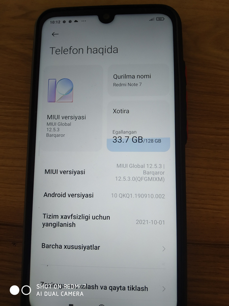 Redmi 7 not sotiladi