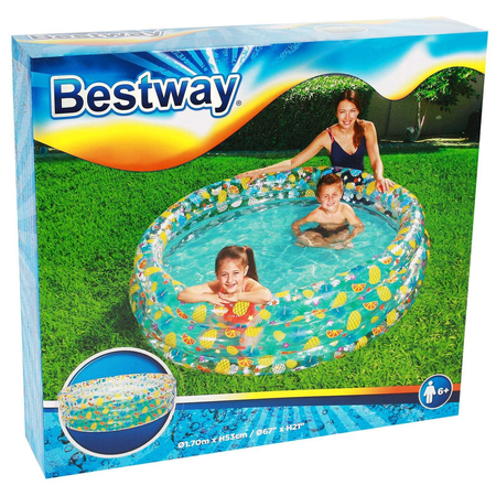 Бассейн надувной , 170 х 53 см, от 6 лет, 51048 Bestway