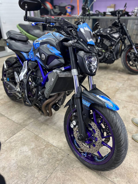 Мотоцикл Yamaha MT 07 2015 года, 700 кубов