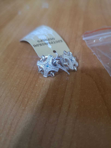 Новые серебряные серьги