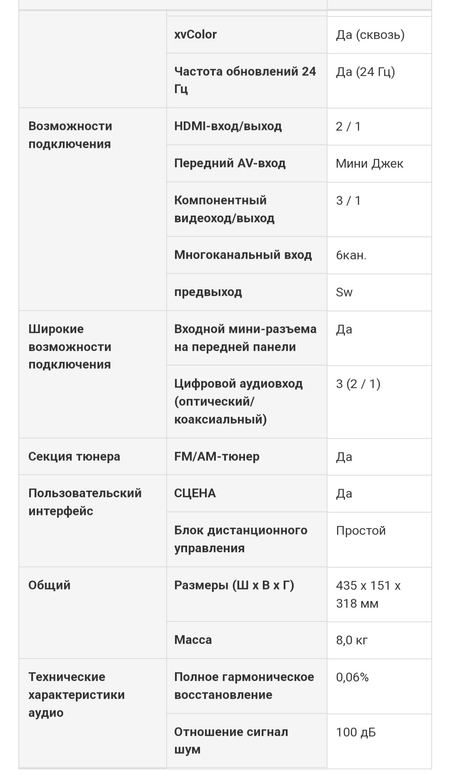 AV-ресивер YAMAHA RX-V365