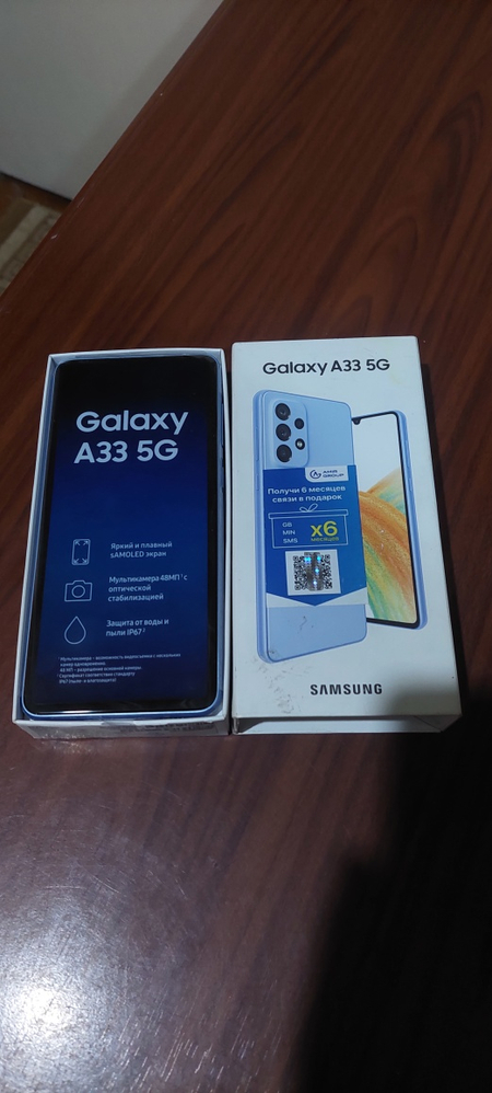 SAMSUNG A33 128GB 5G BLUE как новый за 1.6млн!