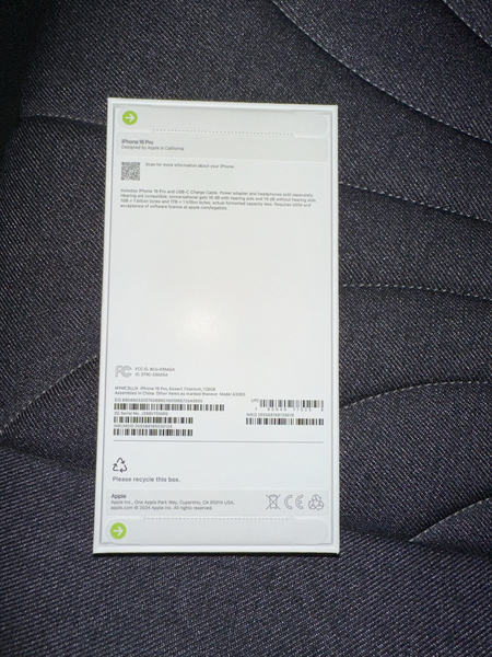 Продается новый iPhone 16 Pro 128 Desert Titanium e-sim (LL/A) США