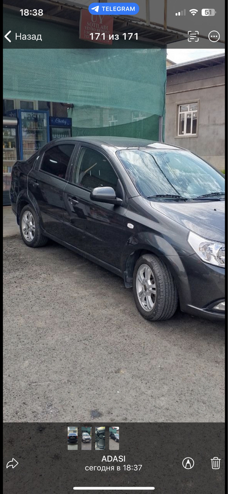 Nexia 3sotiladi 2018 yil 72000 yurgan