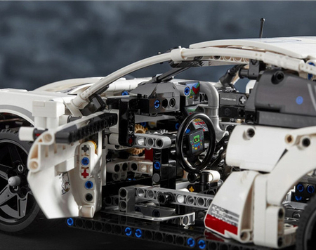 Конструктор LEGO Technic Porsche 911 RSR, 1580 деталей, 10+, 42096