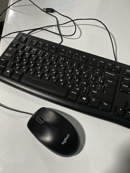 Logitech MK120 клавиатура и мышь, комплект