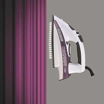 Паровой утюг American Black & Decker мощностью 1750 Вт, dazmol