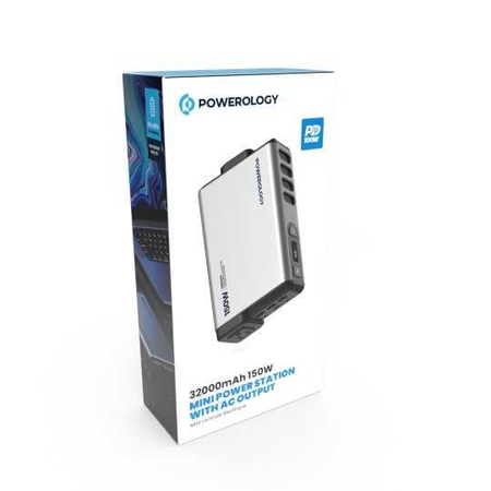 Мини-электростанция Powerology 150 Вт, 32000 мАч, PD 100 Вт