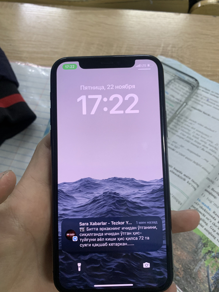 iPhone 11 pro 256gb 72% LL/A karobka yoq garantya talon bor aybi yoq