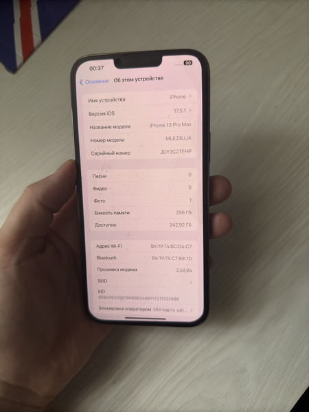iPhone 13 Pro Max 256GB 100%
