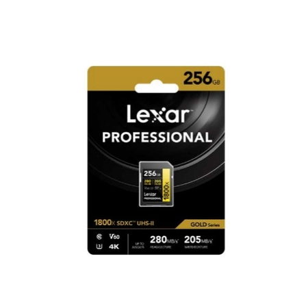 SD Lexar 256GB GOLD 280mb/s professional