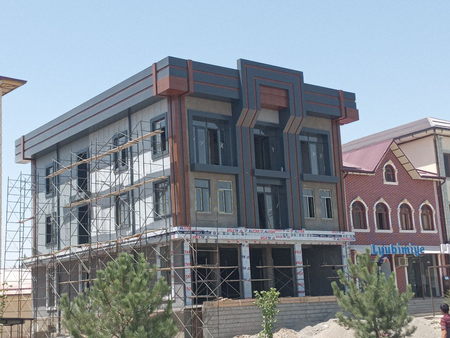 Алюкабонд фасад ишлари Alikafon alupanel Alstar