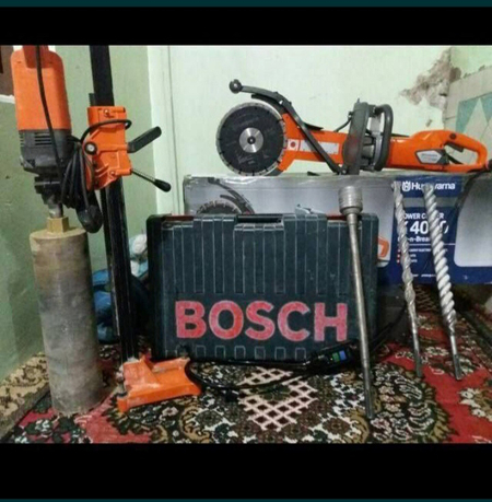 Beton kesish teshish buzish