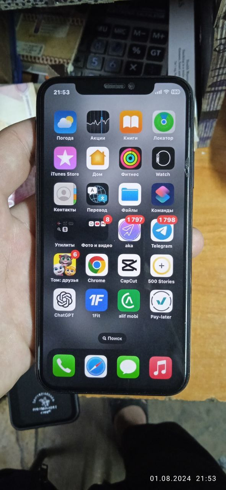 IPHONE XS  64 GB 77 yomkist ideal pul zarul hech qati alishmagan