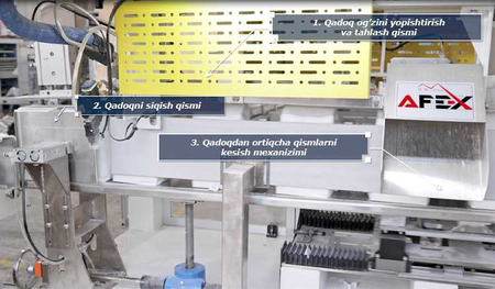 Qog\\\'oz paketga un va boshqa kukunli mahsulotlarni qadoqlash liniyasi