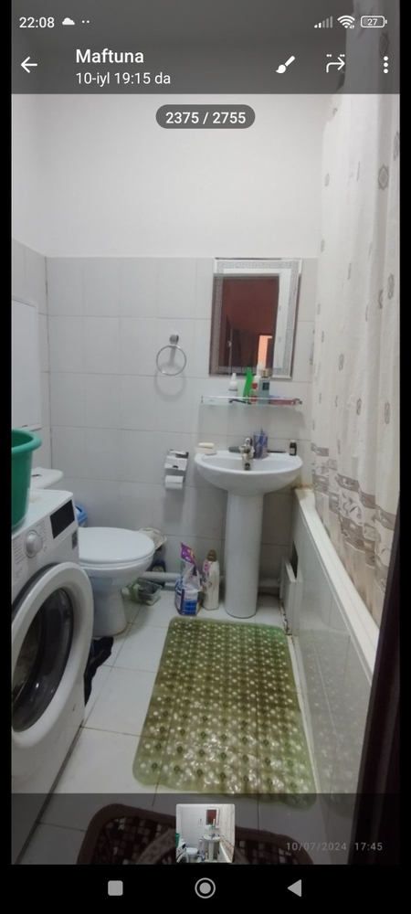 Sergeli VI A 2xonali novostroyka sotiladi
