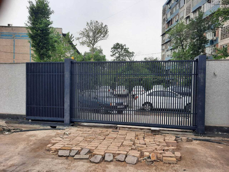 Откатные ворота. Сдвижные ворота