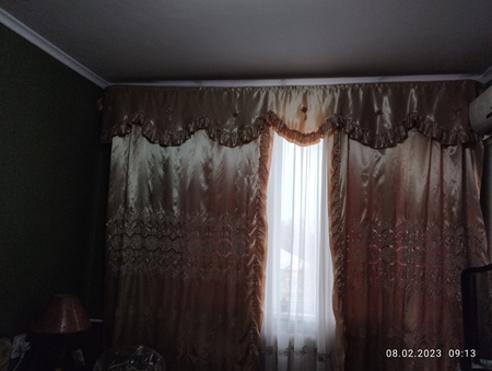 Продам, шторы ,тюль, покрывало, комплект, шелковый,