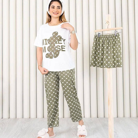 Пижама 3в1 - 3 talik pijama Xittoy