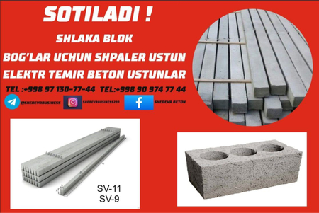 Stolba shlakablok Nurafshon