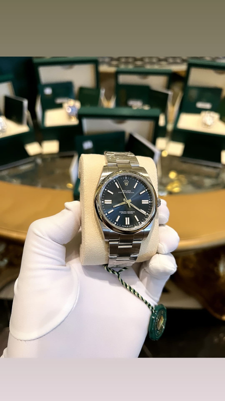 Оригинал Rolex Perpetual 41mm Blue