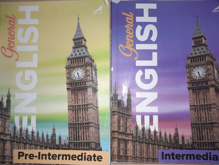General English books. Pre-intermediate va intermediate kitoblari