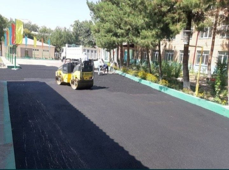 Тошкент шаҳри ва Тошкент вилоятида асфалт ётқизиш