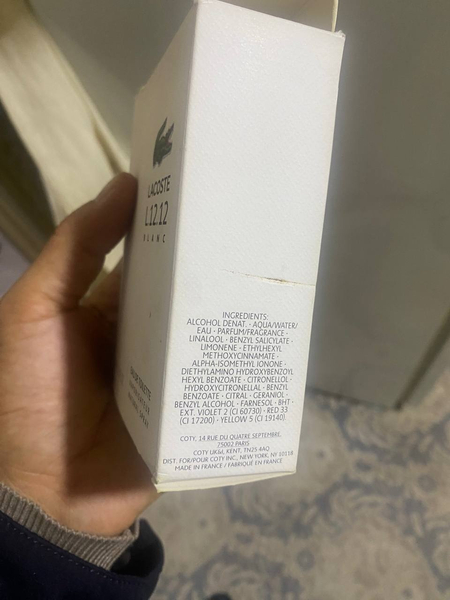 Atir Lacoste 100ml made in fransiya