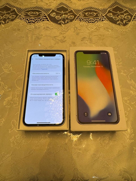 iPhone X 64gb коробка документами