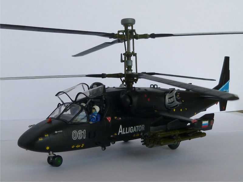 Сборная модель вертолета Ка-52 «Аллигатор» (Звезда, 1/72)