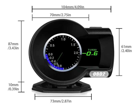 Бортовой компьютер-HUD-P8-PRO OBD2 - 2024, новая модель 2024 года