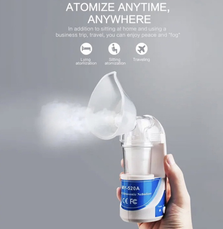 .Компактный ультразвуковой ингалятор Ultrasonic Nebulizer