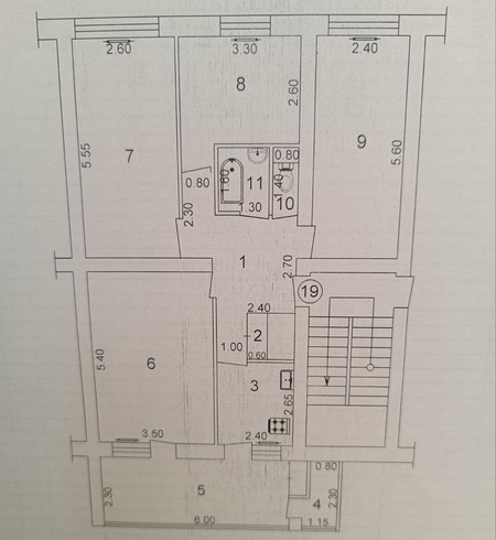 4-к квартира, 92 м², 3/4 эт. Ц-1 возле ЭКО-парка рядом 64 школа