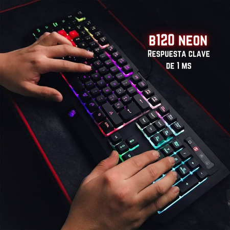 RU/ENG!Игровая Мембраная Клавиатура A4tech Bloody B120N (влагозащита)