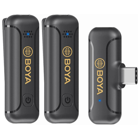 BOYA BY-WM3T2-U2 качественный двойной беспроводной микрофон Type C