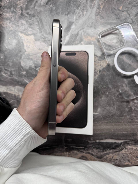 Iphone 15 pro dual sim 128gb natural yomks 96%