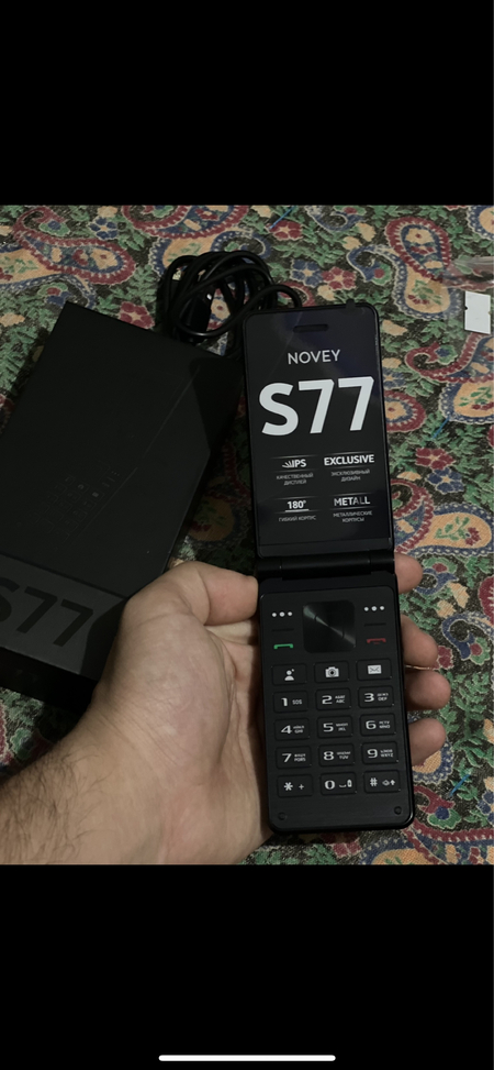 Novey S77 yengi pachka ishlatilmagan