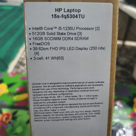 HP Laptop 15s-fq5304TU