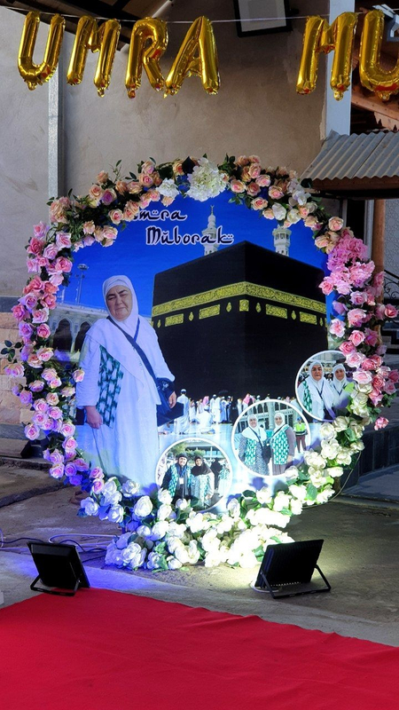 Umra muborak dekoratsiyasi, umra ziyoratidan kutib olamiz