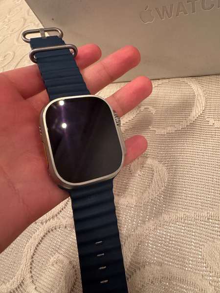 Apple Watch Ultra 2 49mm Titanium Blue Ocean Band