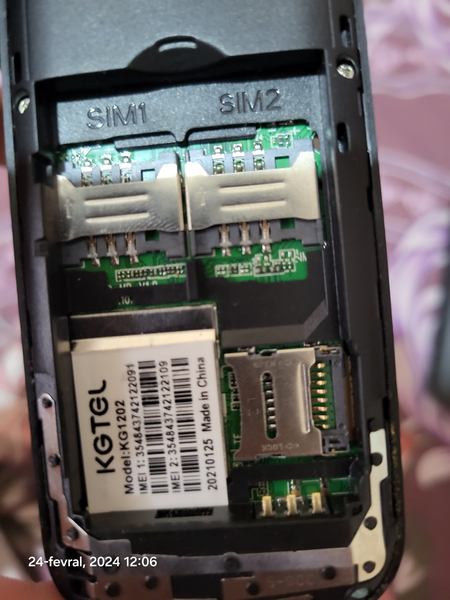 KOTEL 2ta simkarta flechka oqidi Bluetooth bor