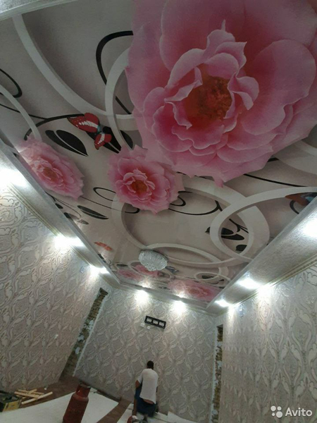 Натяжные потолки 3D