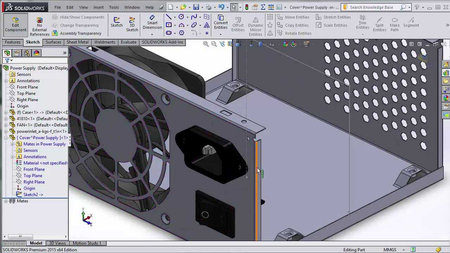 Услуга 3д моделирования Solidworks CAD