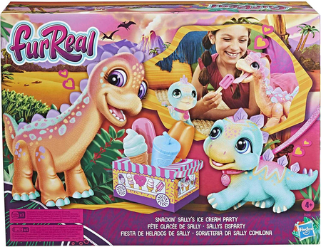 Набор из двух динозавров FurReal Snackin Sally’s Ice Cream Party