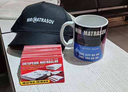 tashqi reklamalar bokal futbolka kepka statuetkalar