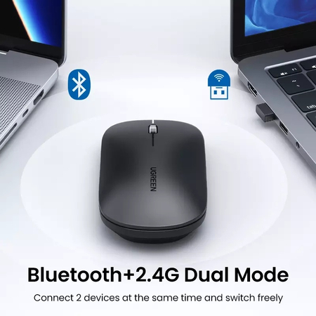 Мышь Bluetooth + 2.4G Ugreen бесшумная