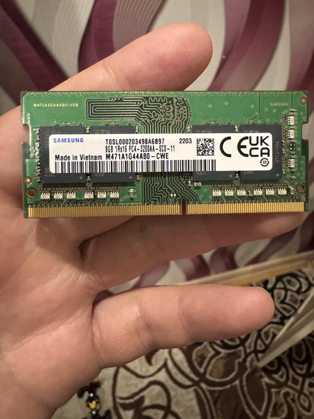 Ddr 4 8gb 3200 novutbook uchun