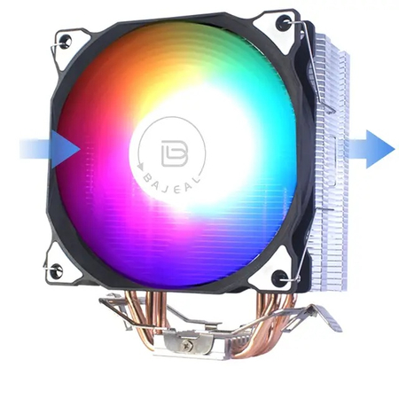 Кулер для RGB LED 120мм охладитель процессора с 4 тепловой трубами .In